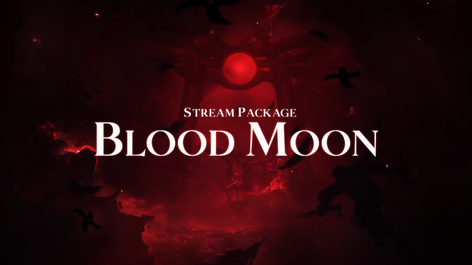 Blood Moon Animated Twitch Overlays